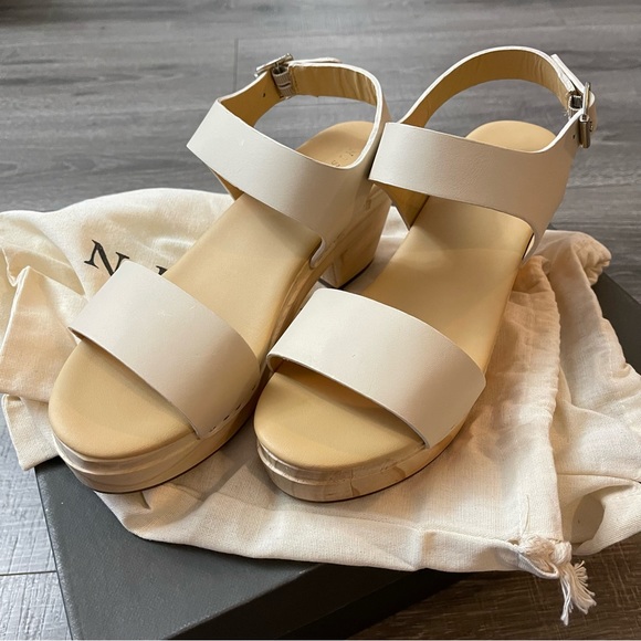 Nisolo | Shoes | Nisolo Allday Open Toe Clog Sandals Bone Cream Size 8 ...